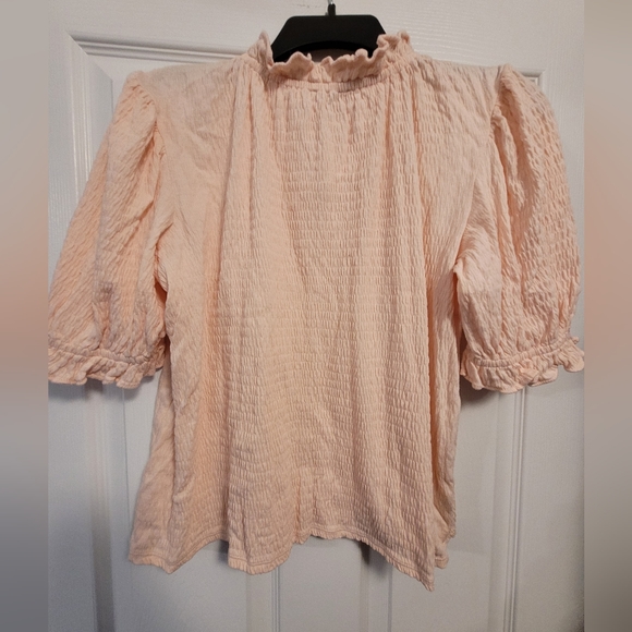 LOFT | Tops | Euc Peach Loft Blouse | Poshmark